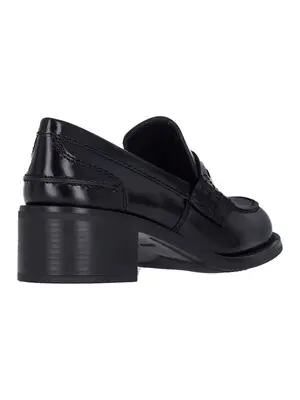 Miu Miu Penny Loafers - Black
