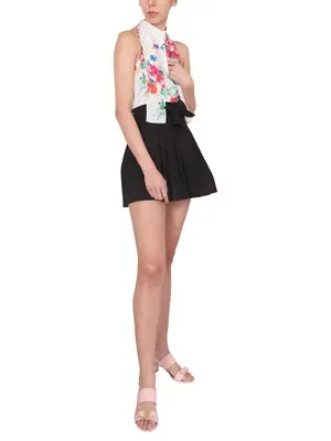 Moschino American Neck Tie Shirt - Multicolour