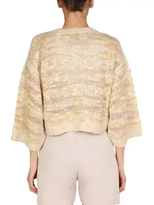 Brunello Cucinelli Perforated Mesh Top