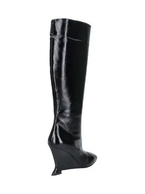 Balmain Leather Boots - Black