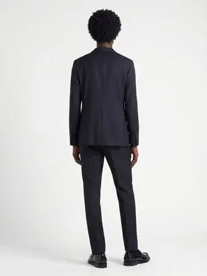 Caruso Single-breasted Suit - Black