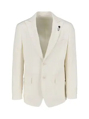 LARDINI Single-breasted Suit - White