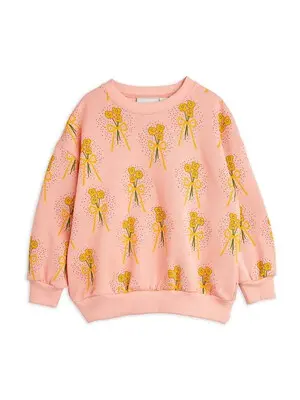 MINI RODINI Winter Flowers Printed Sweatshirt