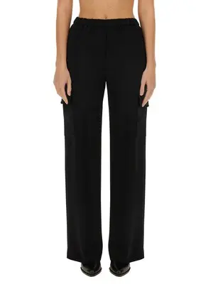 Aspesi Wide Leg Trousers With Pockets