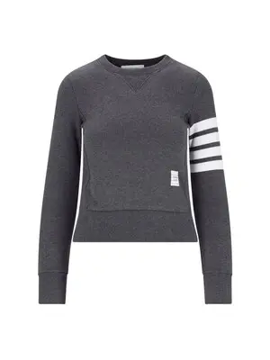 Thom Browne Logo Sweatshirts Hoodies For Women