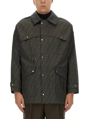 Fendi Button Detailed Outerwear For Men