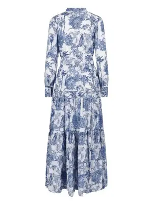 MC2 SAINT BARTH Golden Goose Maxi Shirt Dress
