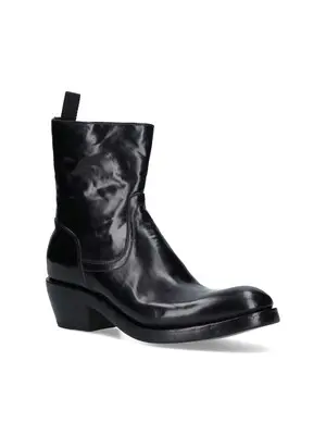 Premiata Calf Leather Ankle Boots