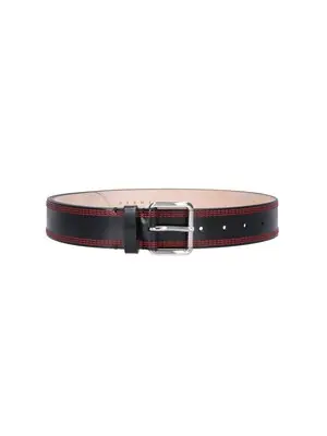 MAISON MARGIELA Leather Belt - Black