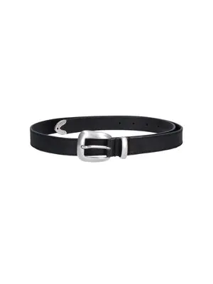 MAISON MARGIELA Leather Belt - Black
