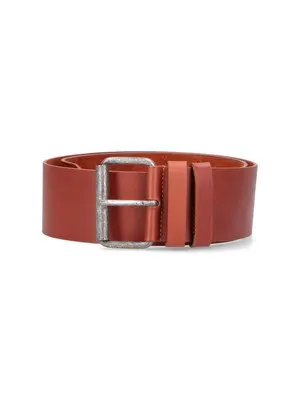 Aspesi Leather Belt - Brown