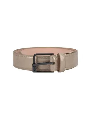 Aspesi Leather Belt Cream