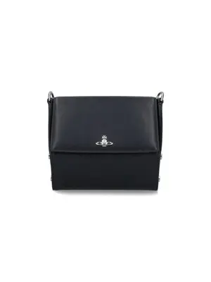 Tory Burch Logo Shoulder Bag - Black