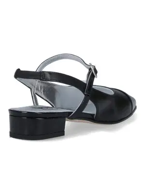 CAREL Oceano Slingback Mules - Black