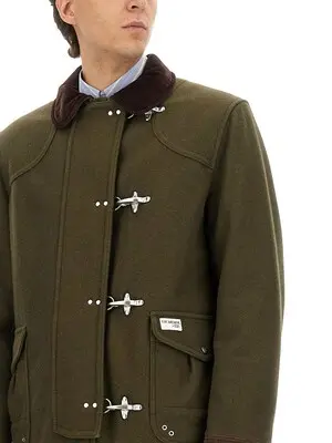 FAY 4 Hooks" Jacket - Military Green
