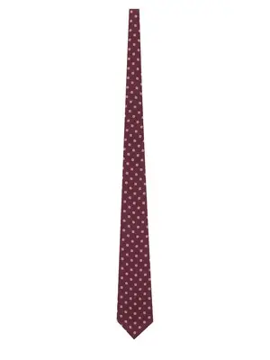 Saint Laurent Silk Twill Neck Tie - Multicolour