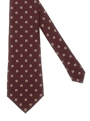 Saint Laurent Silk Twill Neck Tie - Multicolour