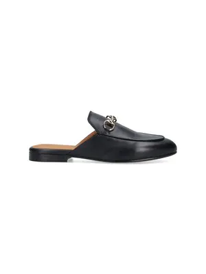 Gucci Princetown Gg Supreme Mules - Black