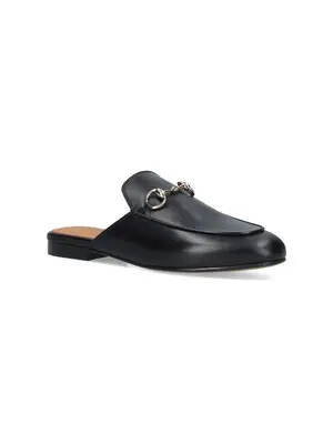 Gucci Princetown Gg Supreme Mules - Black