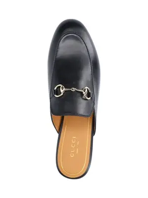 Gucci Princetown Gg Supreme Mules - Black