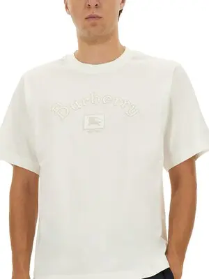 Burberry Gothic Logo T-shirt - White