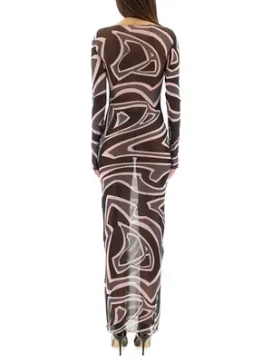 Emilio Pucci Labyrinth Print Dress