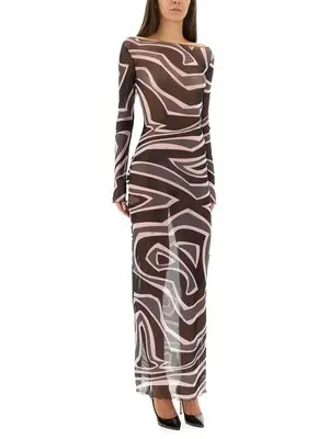 Emilio Pucci Labyrinth Print Dress