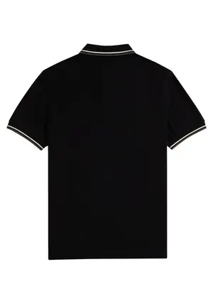 Fred Perry Polo With Logo - Black