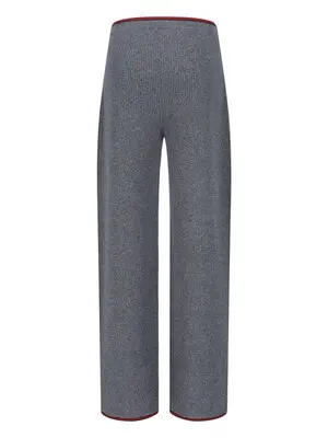 Gucci Ribbed Straight Leg Sports Pants