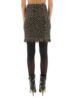 Fabiana Filippi Tweed Skirt - Brown