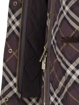 Miu Miu Checked Jacket - Brown