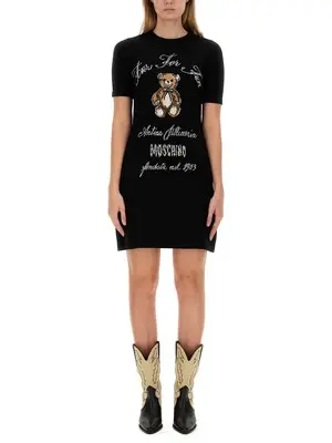 Boutique Moschino Round Neck Day Dresses