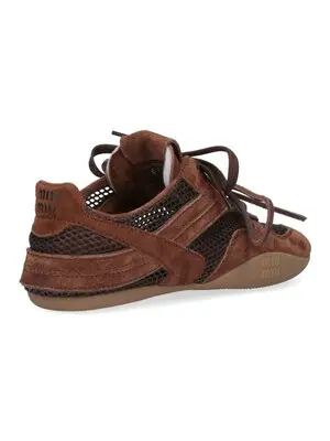 Miu Miu Gymnasium Sneakers - Brown