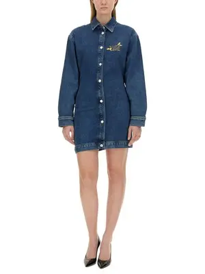 Moschino Shirt Dress - Denim