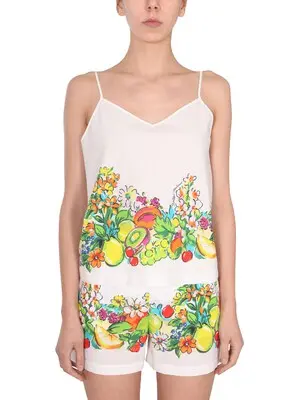 Boutique Moschino Printed Camis Tanks For Women