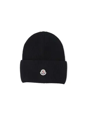 Paul Smith Wool Beanie - Black