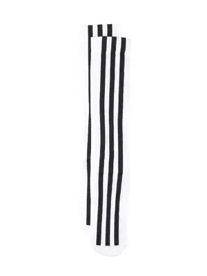 Y3 Striped Socks - White