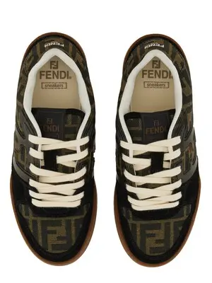 Fendi Low Top Match Sneakers