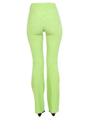 MSGM Plaid Patterned Trousers