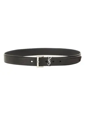 Saint Laurent Cassandras Belt - Black