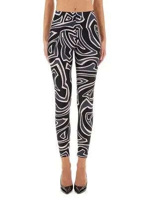 Emilio Pucci Labyrinth Print Leggings - Multicolour