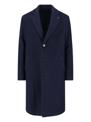 Lardini Single Breasted Coats For Men