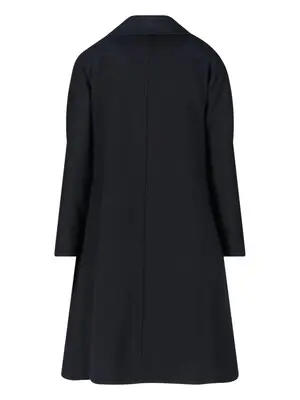 Max Mara Dravenna Virgin Wool Coat - Black
