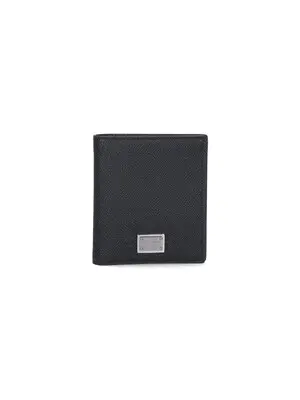 VIVIENNE WESTWOOD Bi-fold Logo Card Holder - Black