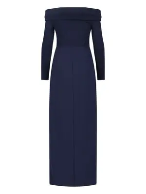 Max Mara Viscose Maxi Dress - Blue