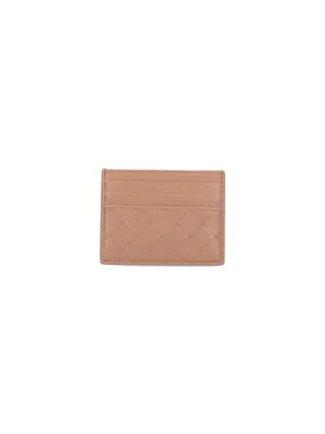 Bottega Veneta Intrecciato' Card Holder - Beige
