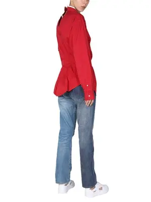 1/OFF PARIS Remade Ralph Lauren Button Down Shirt - Red