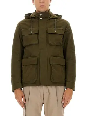 Herno Waxed Cotton Short Parka
