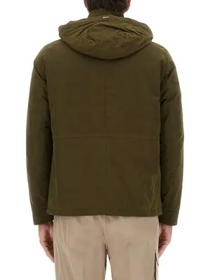 Herno Waxed Cotton Short Parka