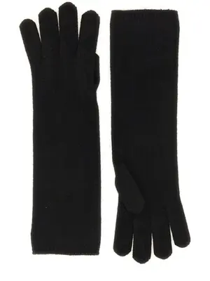 Max Mara Cashmere Gloves - Black